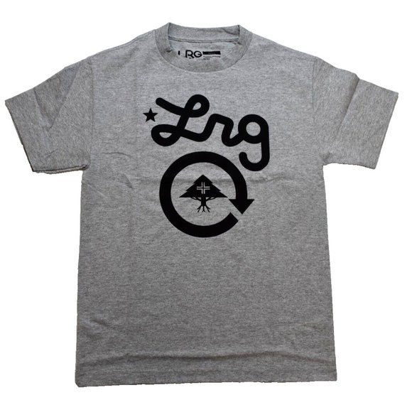 Lrg | Shirts | Lrg Lifted Research Group Mens Cycle Logo Gray Shirt New Small | Poshmark